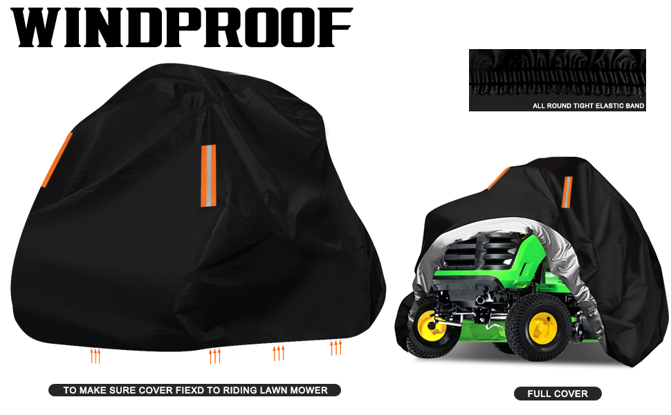 Amazon.com : Riding Lawn Mowers Cover Waterproof Outdoor,Durable Anti-UV 210D Tractor Covers ...