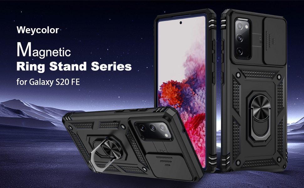 Amazon.com: Weycolor for Samsung Galaxy S20 FE 5G Case with Camera Lens Cover, HD Screen ...