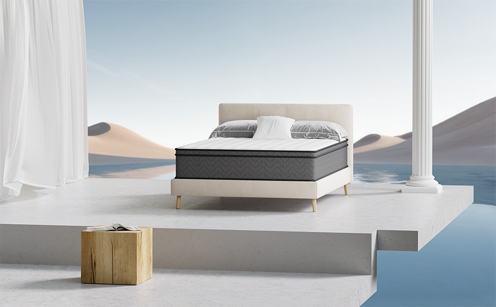 Amazon.com: PHYAIR Full Mattress, 12 Inch Innerspring Hybrid Mattress in a Box, Individually ...