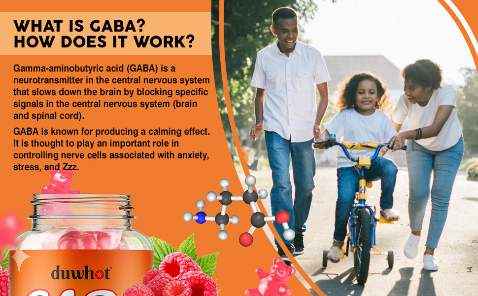 Amazon.com: duwhot GABA Gummies 500mg for Cortisol Balance, Stress Relief Gummies for Adults ...