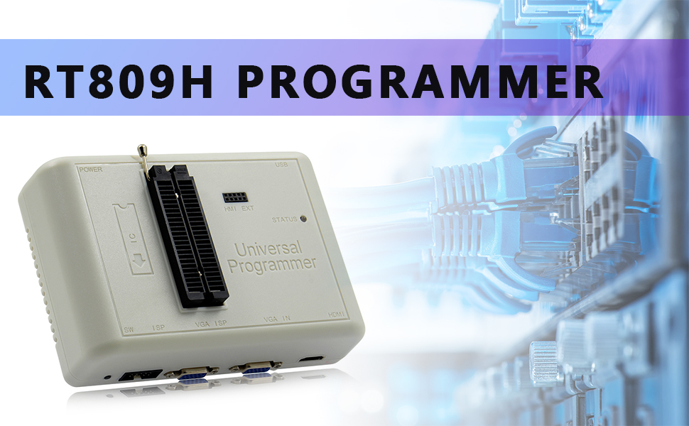 Amazon.com: RT809H Programmer Network LCD TV EMMC Online Read Write ISP ...