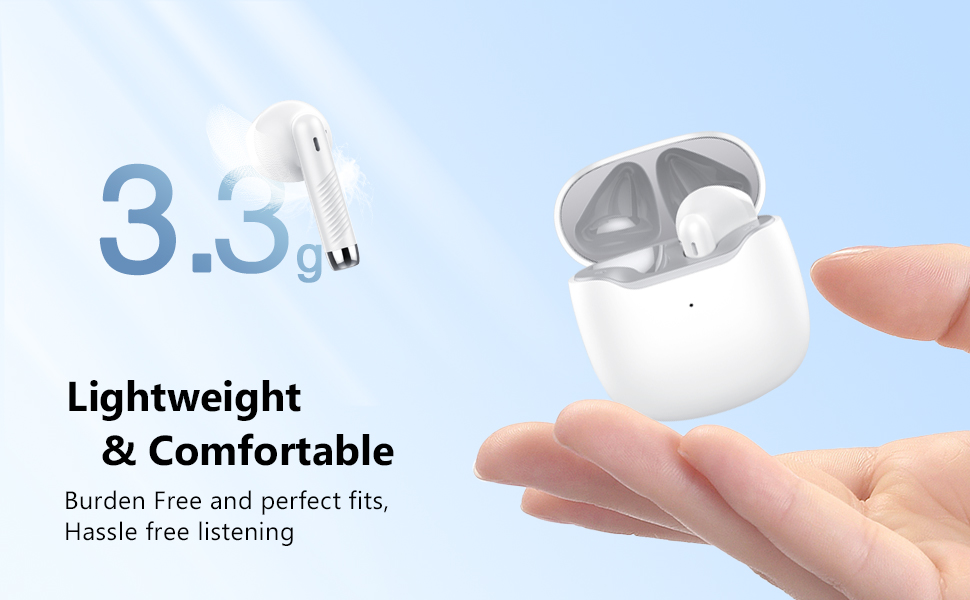 Tiksounds Wireless Earbuds, Bluetooth Headphones, Ultra-Light and ...