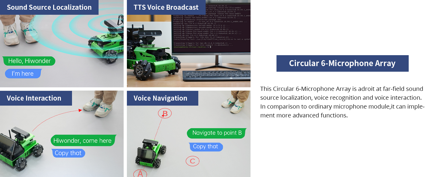 Amazon.com: JetAuto ROS2 Robot Car with ChatGPT Large AI Model Lidar Depth Camera AI Voice ...