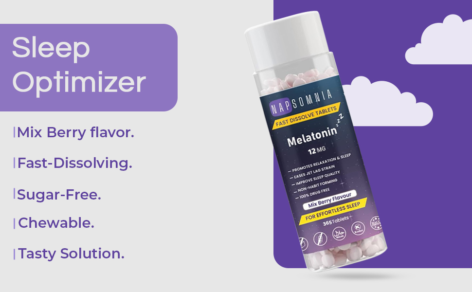 Amazon.com: Melatonin Fast Dissolve Tablets – Mix Berry Chewable Melatonin Tablets - Non-Habit ...