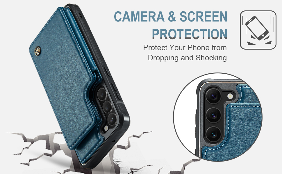 Amazon.com: Vinich Samsung Galaxy S23 Plus Case with Card Holder, Samsung S23 Plus Wallet Case ...