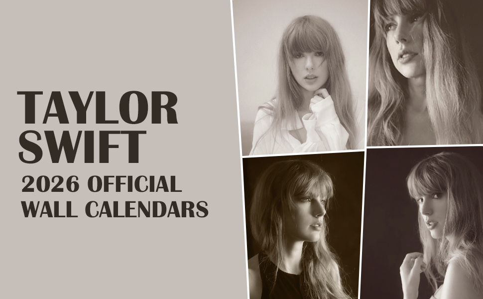 Taylor Swift OFFICIAL | 2026 12 x 24 Inch (Hanging) Monthly Square Wall ...