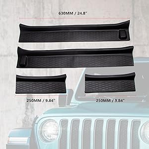 Amazon.com: ETL INDUSTRIES Door Sill Guards Kit for Jeep Wrangler JL JLU Gladiator JT 4 Door ...