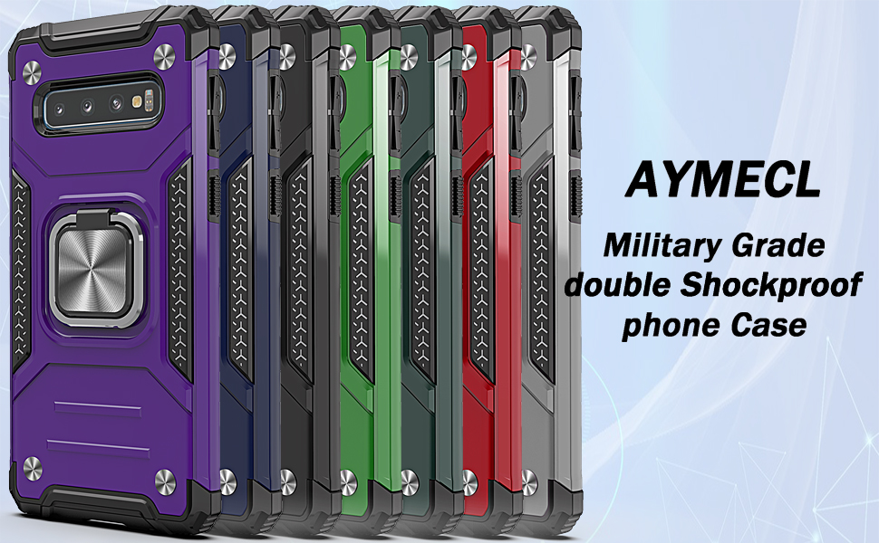 Amazon.com: AYMECL for Samsung Galaxy S10 Case, Galaxy S10 Case with 3D Curved HD Screen ...