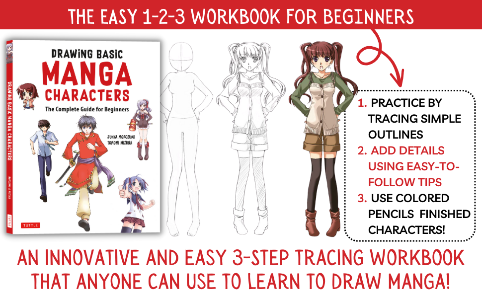Drawing Basic Manga Characters: The Complete Guide for Beginners (The ...