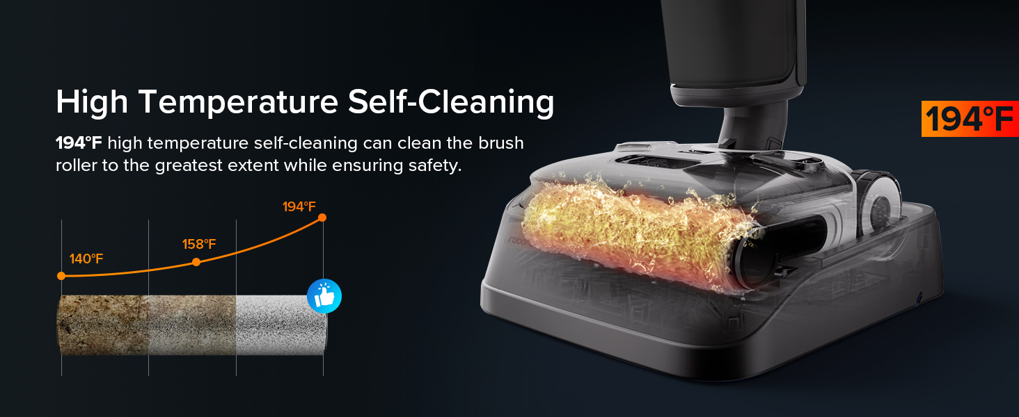 Roborock F25 ACE Wet Dry Vacuum Cleaner, Cordless Vacuum Mop All in One for Hard Floor, 20000Pa ...