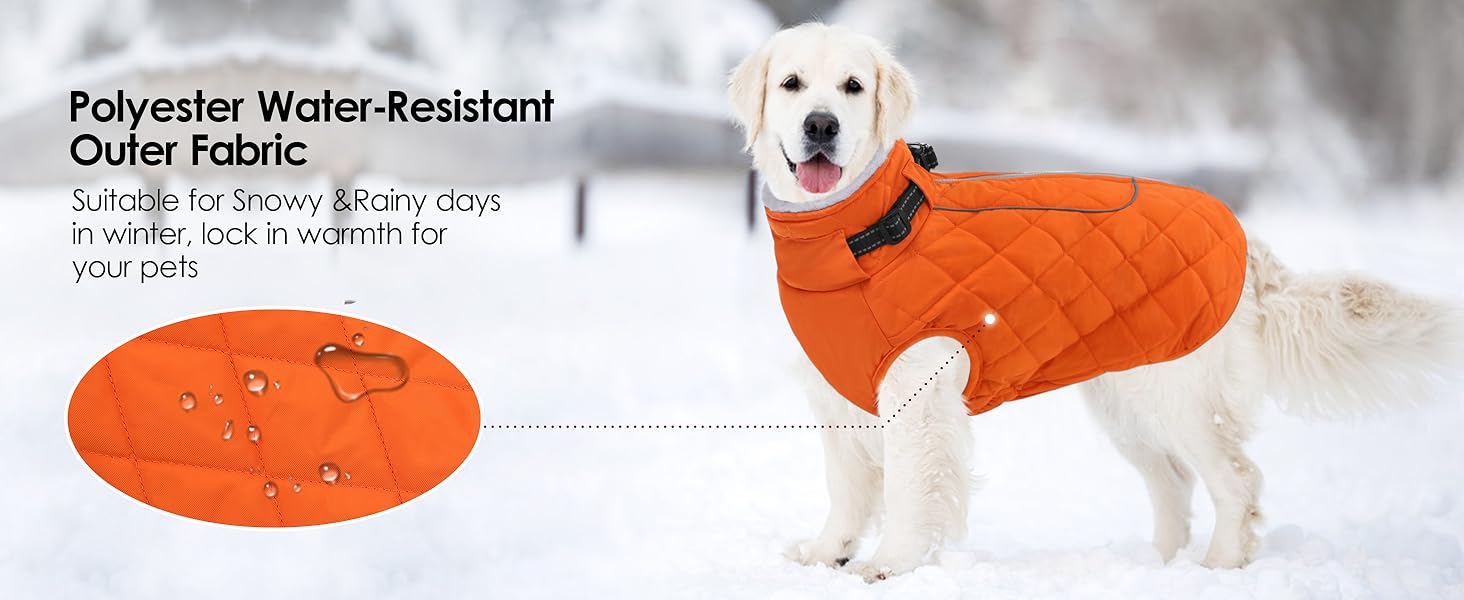 Amazon.com : AOFITEE Small Dog Winter Coat, Waterproof Dog Winter Jacket with Zipper & Fleece ...