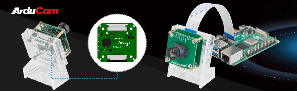 Amazon.com: Arducam Full HD Color Global Shutter Camera for Raspberry Pi, 2.3MP AR0234 Wide ...