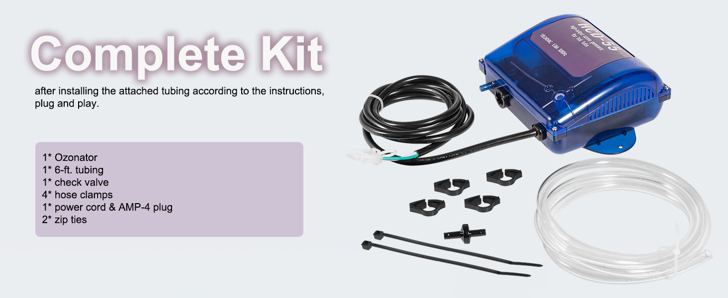 Amazon.com: HCD-55 Spa Ozonator Kit Hi-Output Spa Ozone Generator for All Hot Tubs & Swim Spas ...