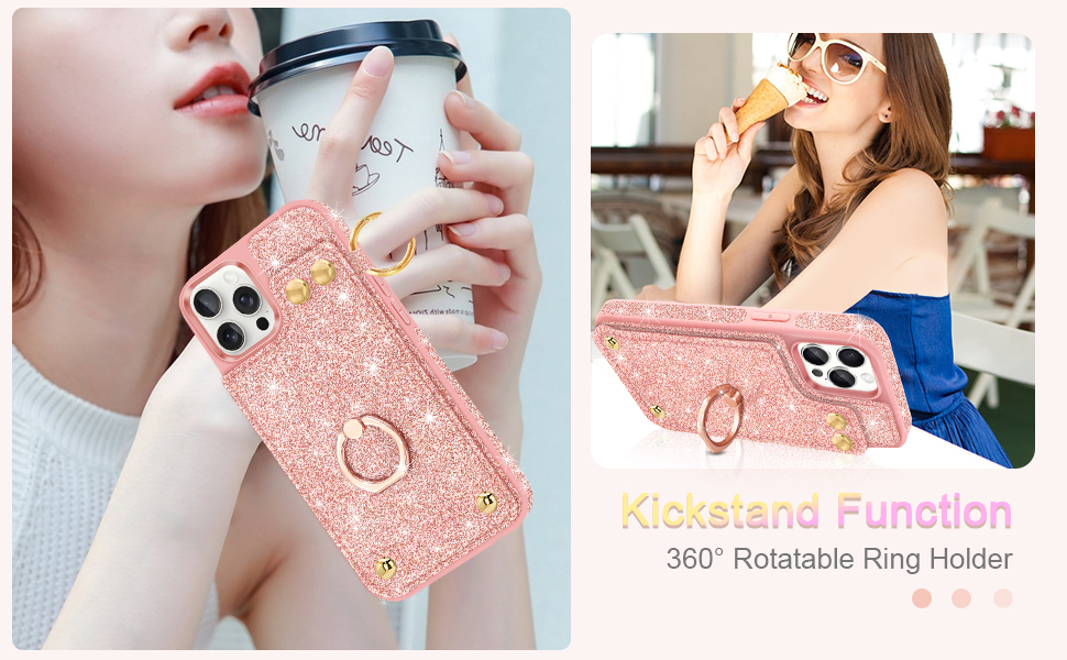 Amazon.com: Fingic for iPhone 15 Pro Max Wallet Case[with Card Holder][1*Screen Protector+Camera ...