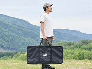 Amazon | WAQ MULTI IRON TABLE アイアンテーブル WAQ-MIT1 テーブル パネル式 アウトドア キャンプ バーベキュー BBQ アルミテーブル ランタンハンガー ...