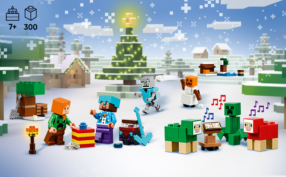 Amazon.com: LEGO Minecraft Advent Calendar 2025 Building Toy - Kids ...