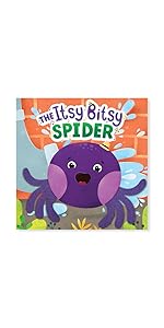 Amazon.com: The Itsy Bitsy Spider - Children's Sensory Board Book with ...