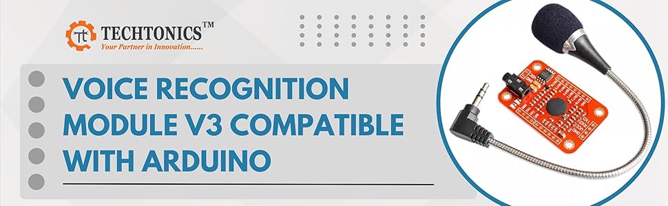 TECHTONICS Speed Recognition, Voice Recognition Module V3 Support a ...