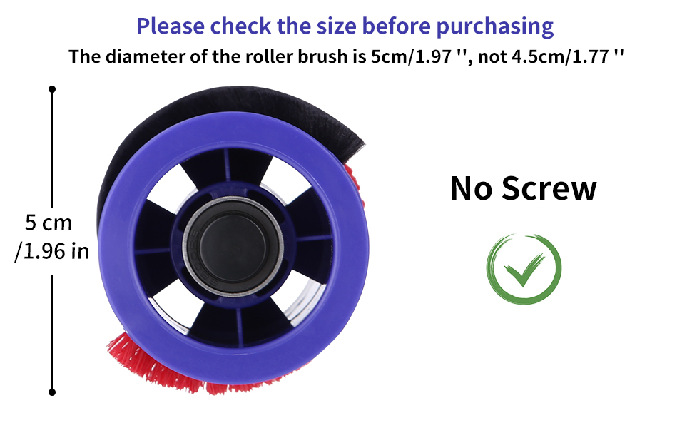 Jissta V8 Replacement Brushroll Brushbar Replacement Model 967485-01 ...