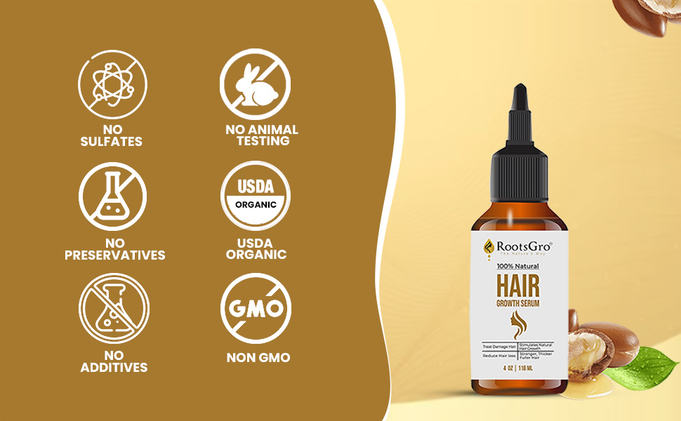 Amazon.com : RootsGro Hair Nourishment (Hair Serum) : Beauty & Personal Care