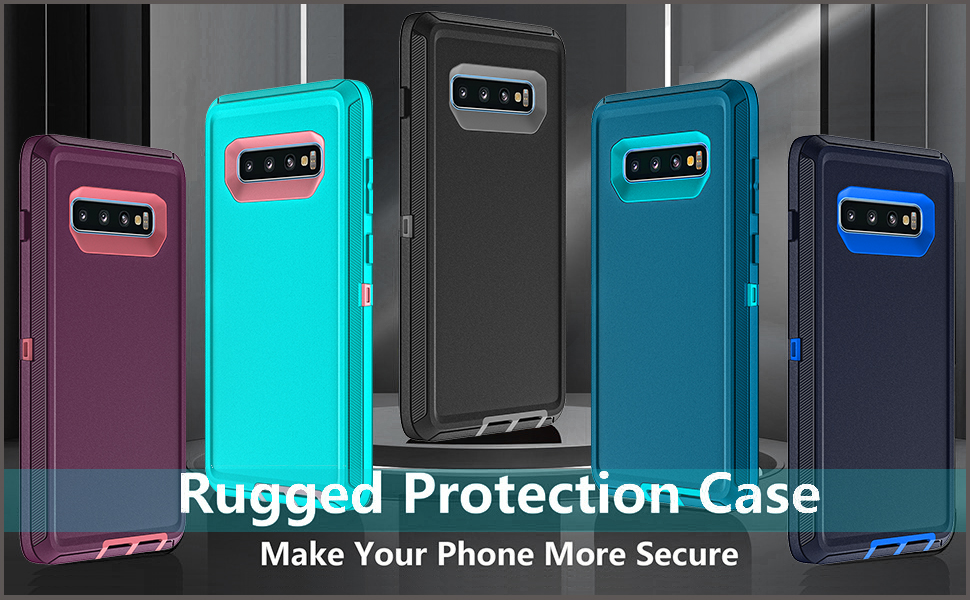 Amazon.com: YKHJKLEC for Samsung Galaxy S10 Case, with 2Pcs [Self Healing Flexible TPU Screen ...