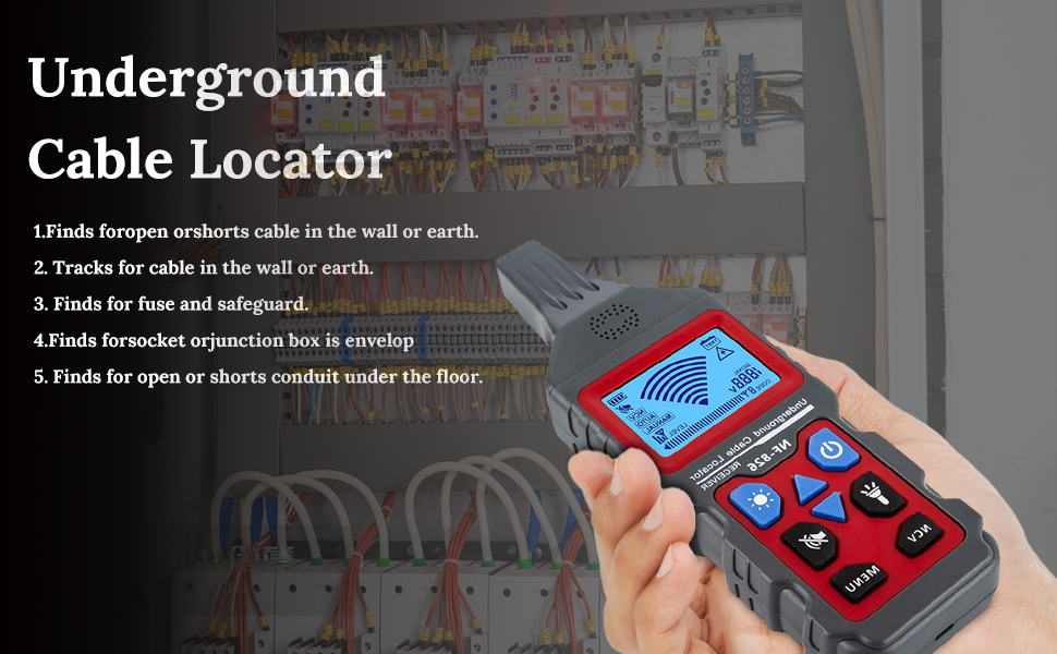 Underground Cable Tester Locator, Metal Pipe Detector, Wire Tracker ...