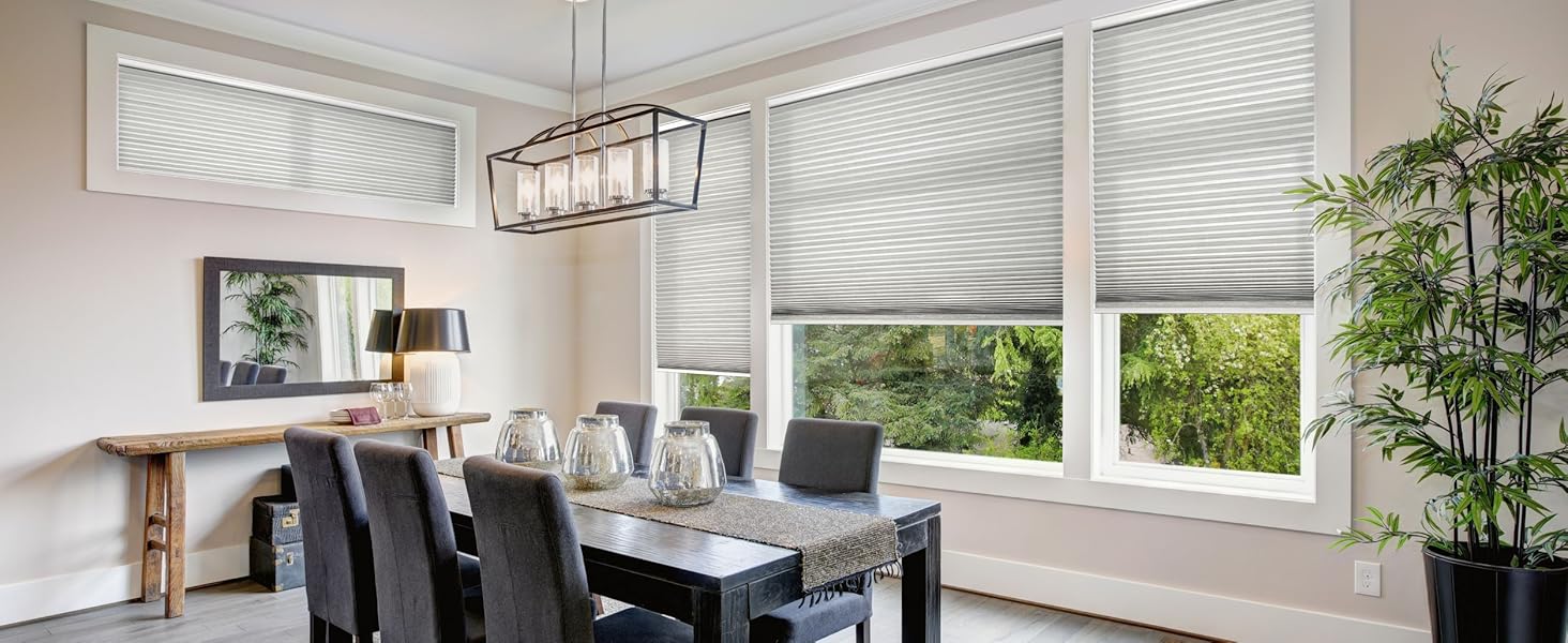 Amazon.com: BlindsAvenue Simply Motorized Cellular Shade with Remote Control, Cordless Wireless ...