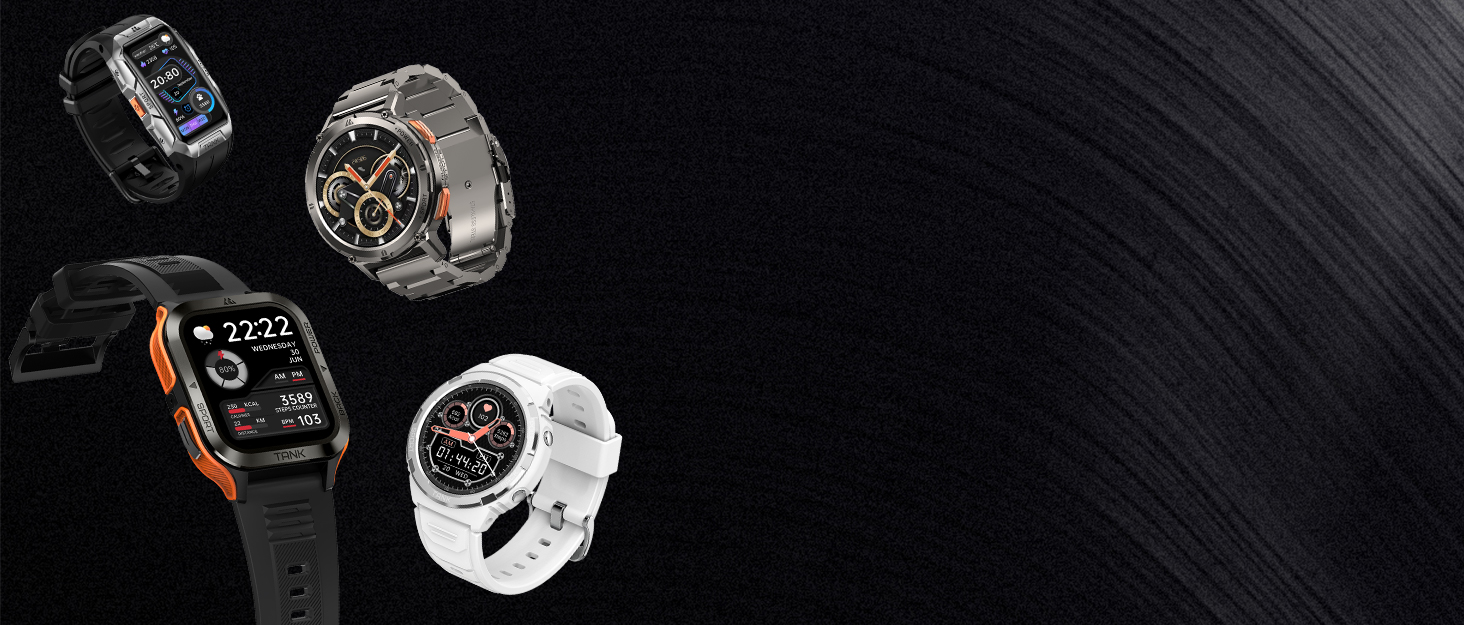 KOSPET NOTE 4G Smartwatch, 2.4" IPS Touch Screen GPS Smart Watch for ...