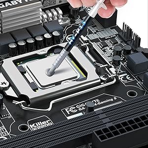 Amazon | CPUグリス 熱伝導率13.4W/M-K 絶縁性 塗りやすい 熱伝導グリス 1g シリコングリス HY-P13 放熱性能高い | ノーブランド品 | シリコングリス 通販