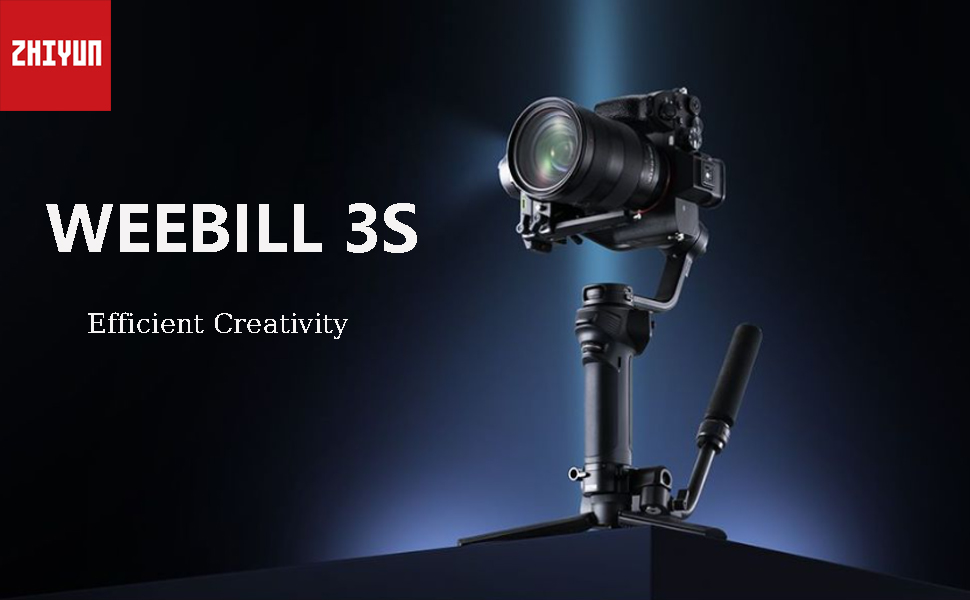 Zhiyun Weebill 3S Combo Professional Video Stabilizer, 3-Axis Gimbal ...