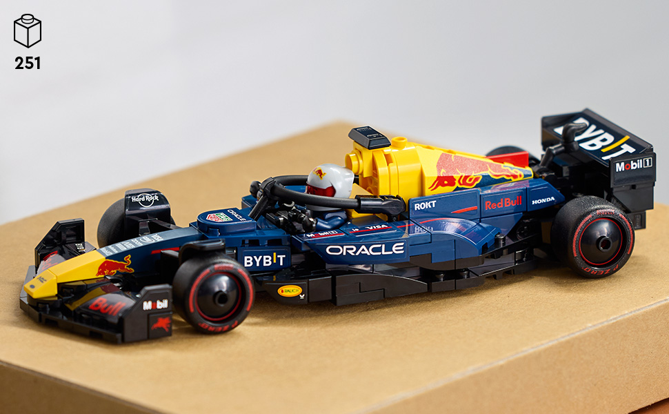 LEGO Speed Champions Oracle Red Bull Racing RB20 F1 Race Car Model with a Collectible Formula 1 ...