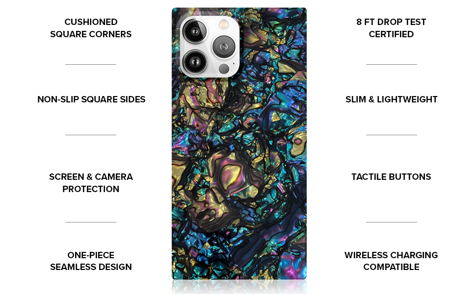 Amazon.com: FLAUNT Official Square Protective Case - Compatible with ...