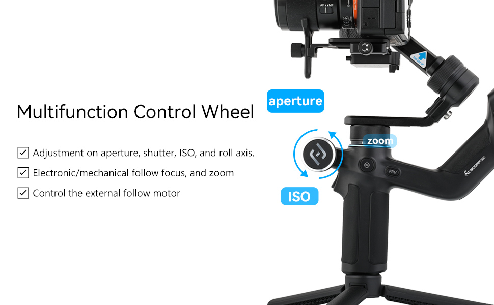 FeiyuTech SCORP Mini [Official] 4 in 1 Gimbal, 3-Axis Gimbal Stabilizer for Gopro,Smartphone ...