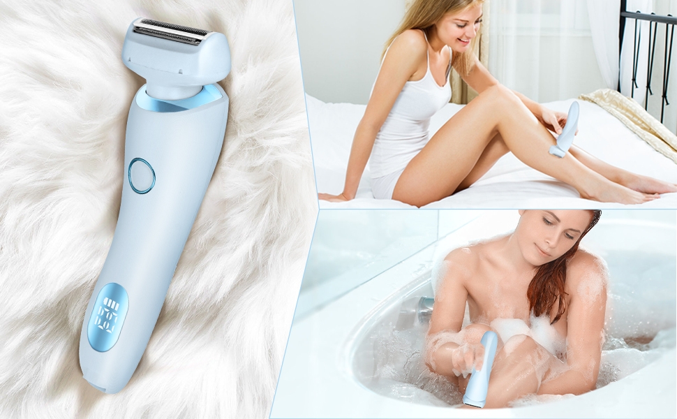Amazon.com: Electric Shaver Razors for Women,2 in 1 Lady Shaver Rechargeable for Women Pubic ...