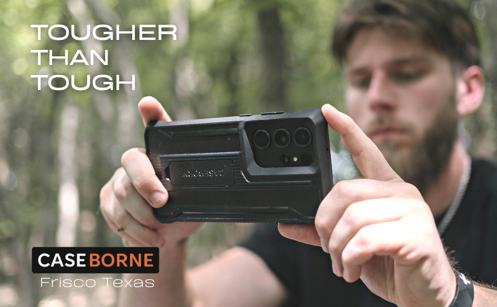 CaseBorne V Case Compatible with Samsung Galaxy S24 Ultra - [Extremely Rugged] [Military Grade 5 ...