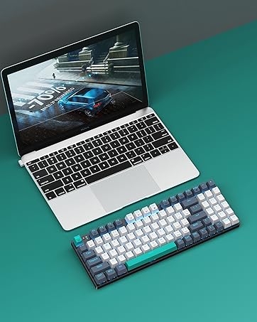 Amazon.com: Wireless Mechanical Keyboard,Triple-Mode 2.4G/USB-C ...