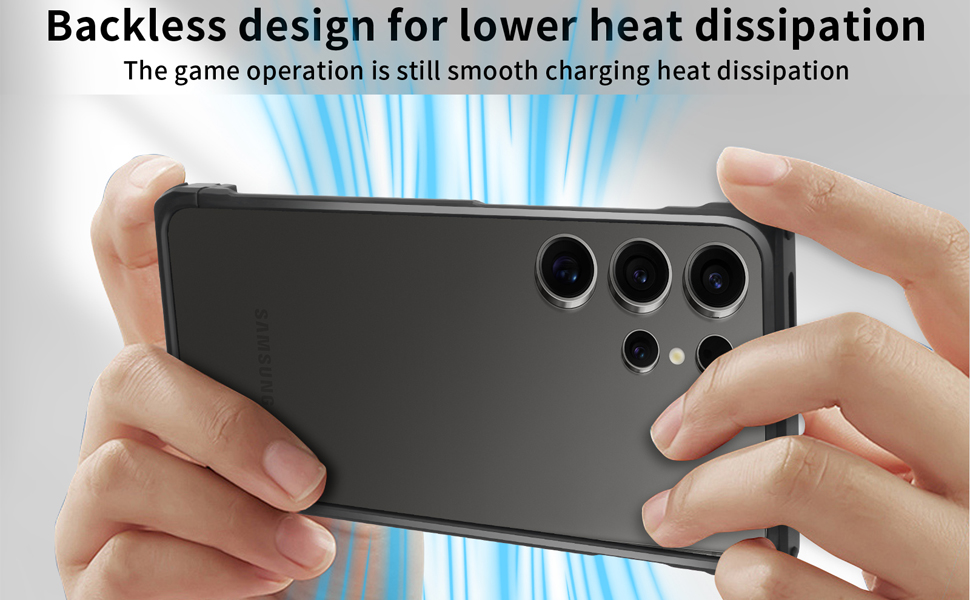 Amazon.com: Hiooloon for Samsung Galaxy S25 Ultra Metal Bumper Case Frameless, Slim Fit No Back ...