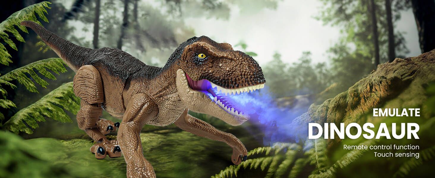 Amazon.com: RC Dinosaur Toys for Kids 3-5 Gesture Sensing T Rex Remote Control Dinosaurs for ...