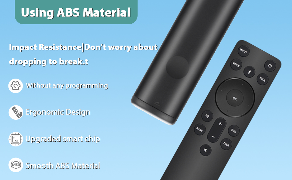 Gvirtue New Replacement Remote For Vizio Soundbar Remote