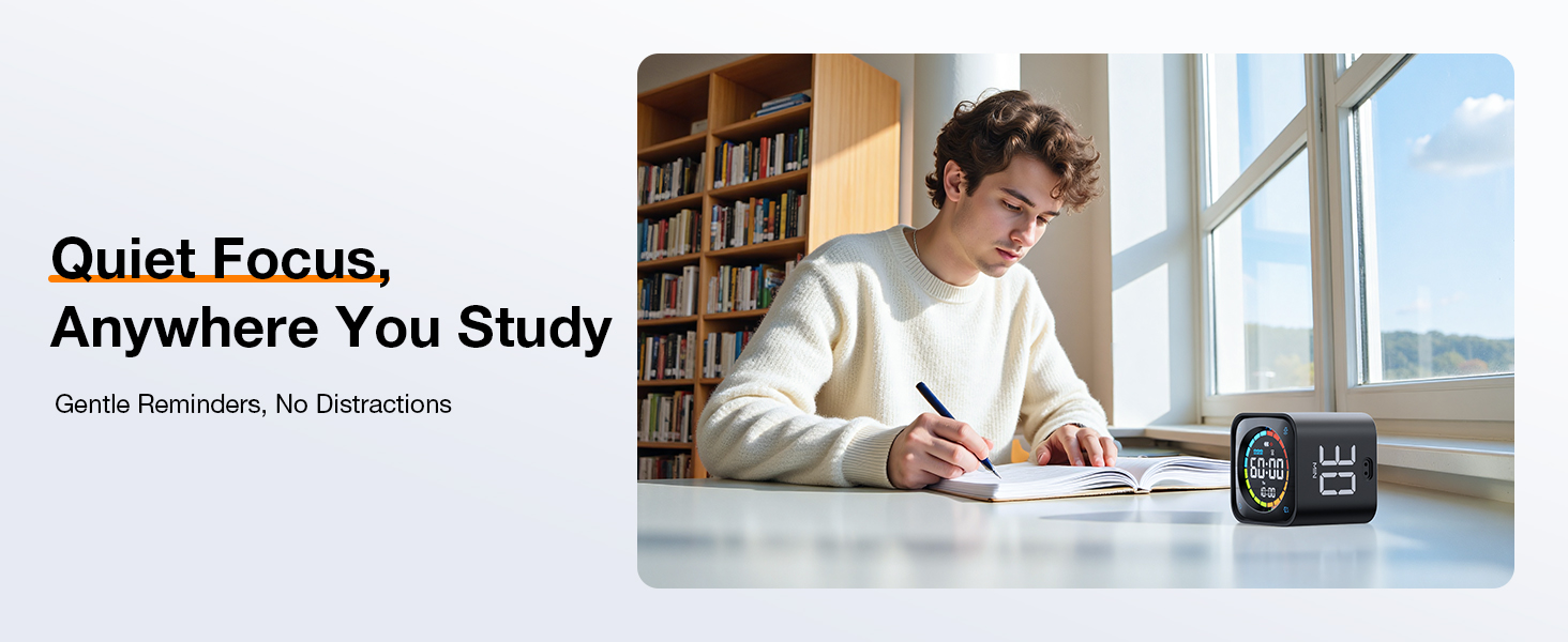 Amazon.com: TK3 Pomodoro Timer Cube, Desk Productivity Timer with 5/10/30/60 Min Presets, Custom ...