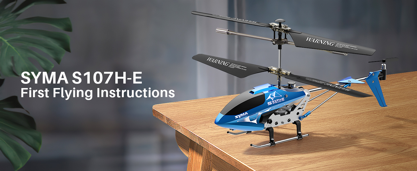 Amazon.com: SYMA Remote Control Helicopter, S107H-E Aircraft with Altitude Hold, One Key take ...