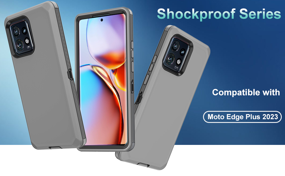 Amazon.com: Aimoll-88 for Moto Edge Plus 2023 Case, with Screen Protector Heavy Duty Drop ...