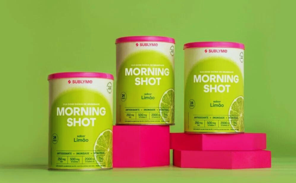 Combo 2 Latas Morning Shot Sabor Limão : Amazon.com.br: Saúde e Bem-Estar
