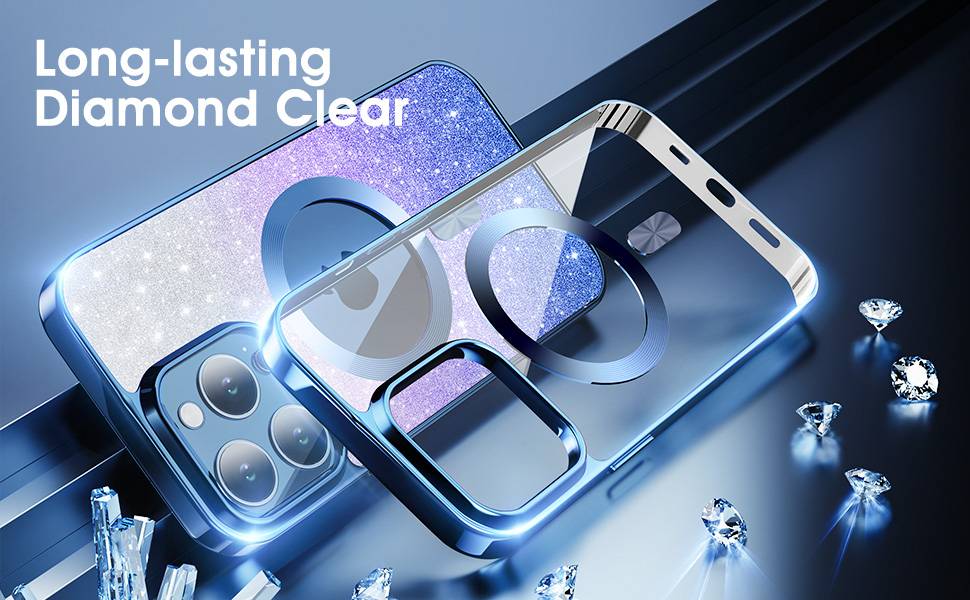 Amazon.com: BBFresh Magnetic Titanium for iPhone 15 Pro Max Case [Camera Lens Protector & Screen ...