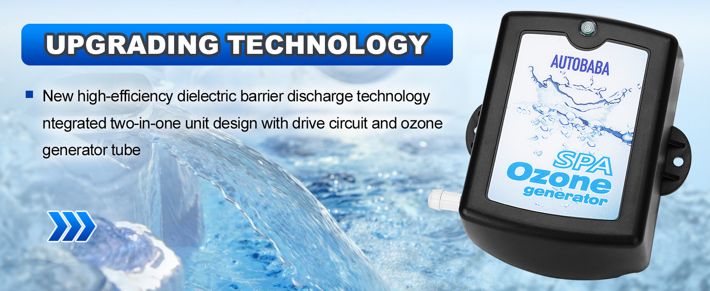 Amazon.com : AUTOBABA 50-100mg/h Spa Ozone Generator Kit SPA-124, Provide High Output of Stable ...