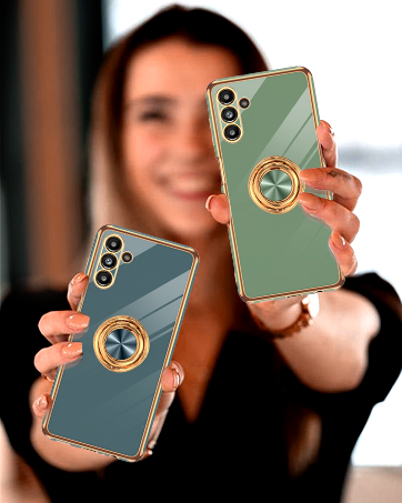 Amazon.com: LeYi for Samsung Galaxy A13-5G Case: Tempered Glass Screen Protector [2 Pack] 360 ...