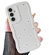 Amazon.com: ZTOFERA Compatible with Samsung Galaxy A14 5G Case,Unique Curly Wave Frame with ...