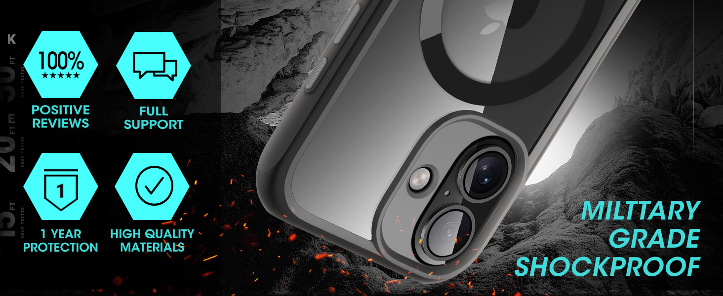 SUPCASE PC For iPhone 16 Case With Camera Control Capture Button(Unicorn Beetle Mag),[Compatible ...