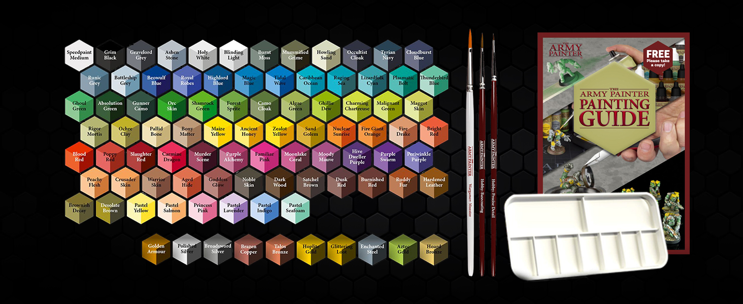 Amazon.com: The Army Painter Speedpaint Complete Set 2.0+ - 90x18ml Speed Model Paint Kit Pre ...