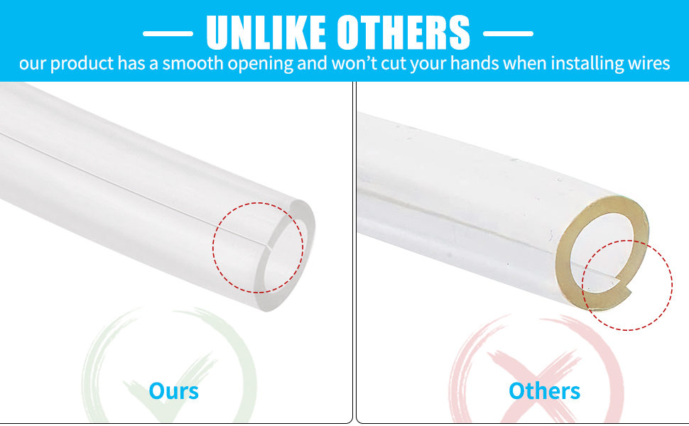 Amazon.com: Dog and Cat Cord Protector Pet Wire Flexible Cable Sleeve Clear PVC Cable Cover from ...